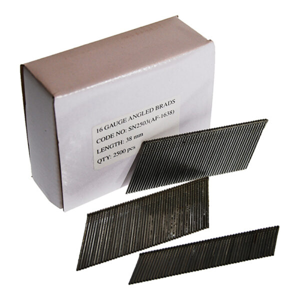 16G 26° Angled Galvanised Finish Nails - Alpha Pneumatic Supplies