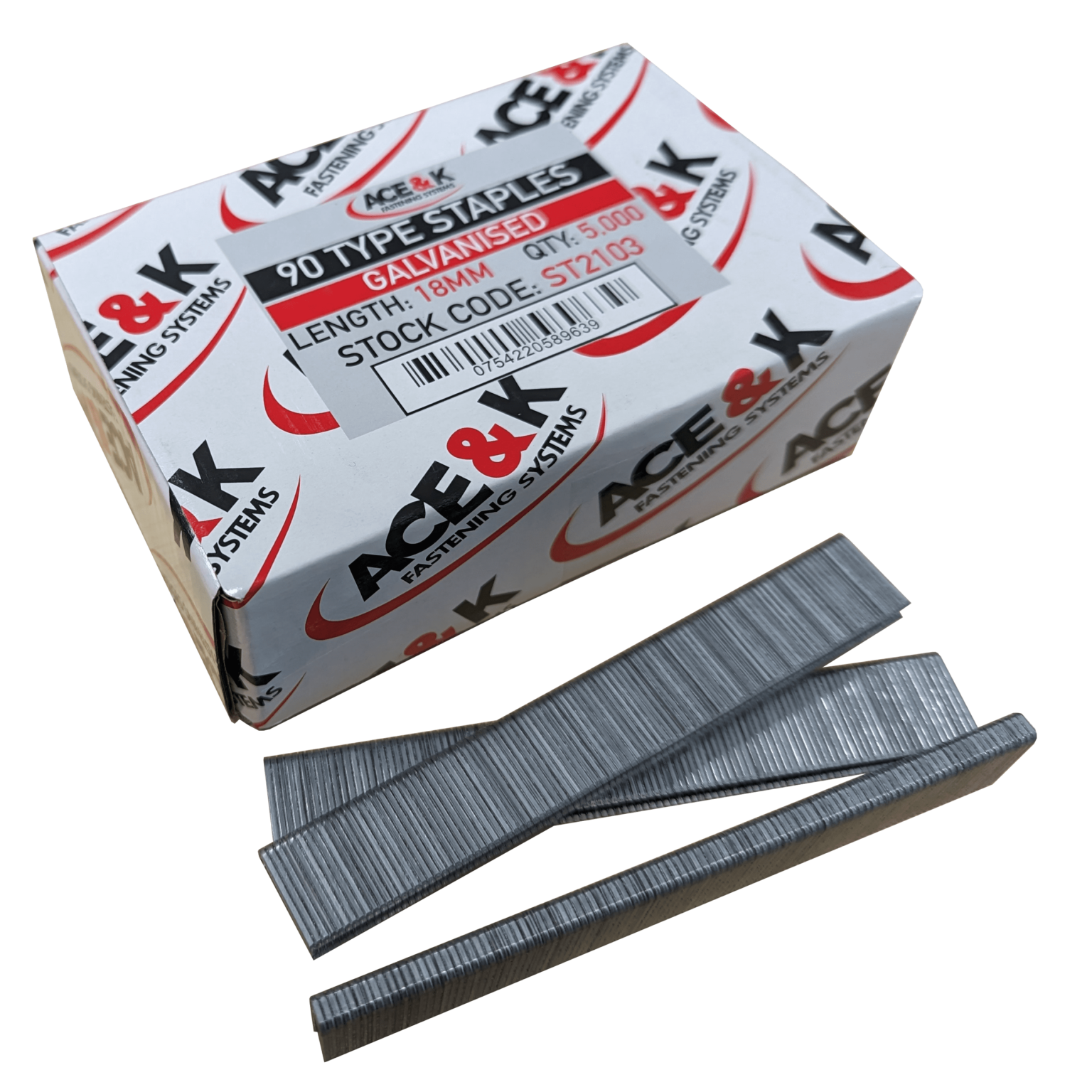 90 Type Staples Galvanised - Alpha Pneumatic Supplies