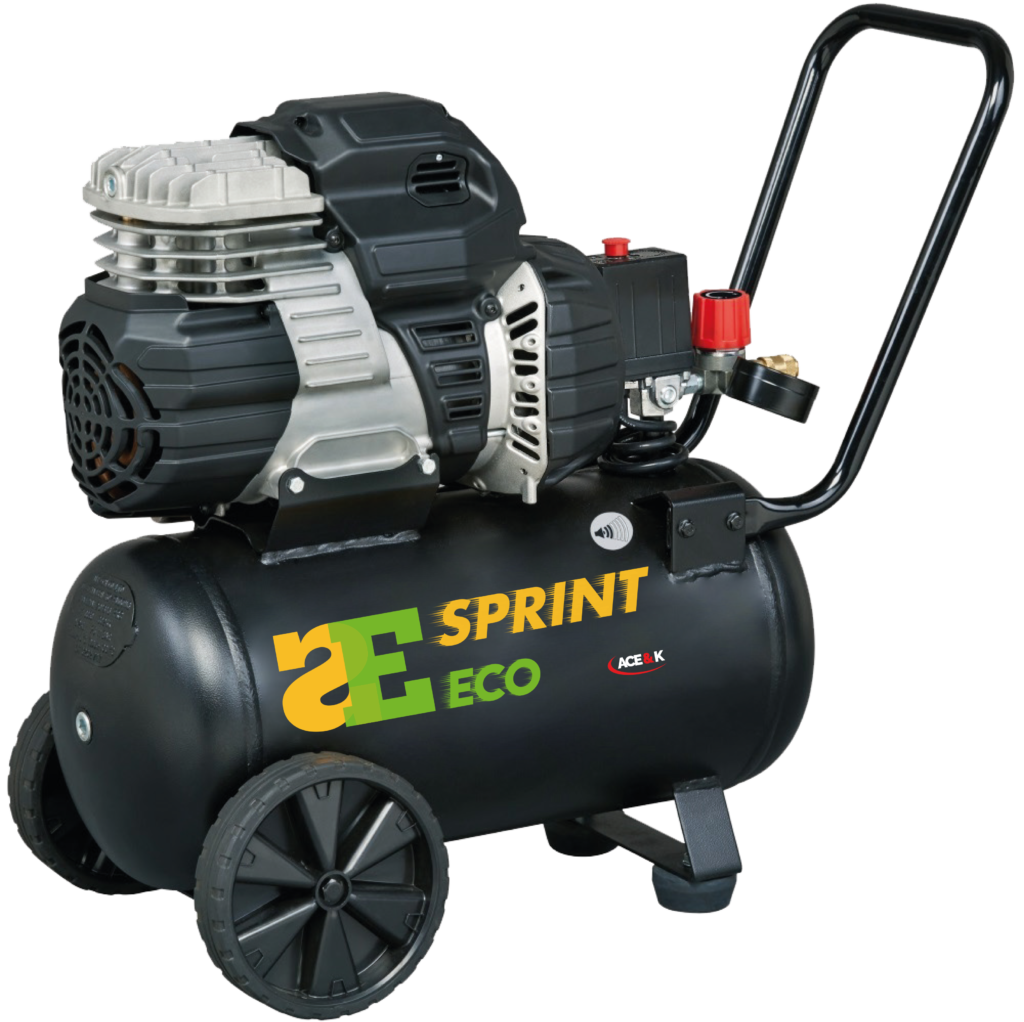 ACE & K Sprint Quiet 24L 10-Bar Air Compressor - Alpha Pneumatic Supplies