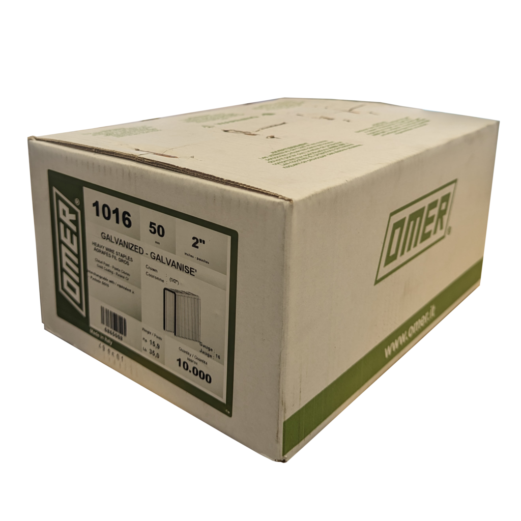 1016 16G Galvanised Framing Staples - Alpha Pneumatic Supplies